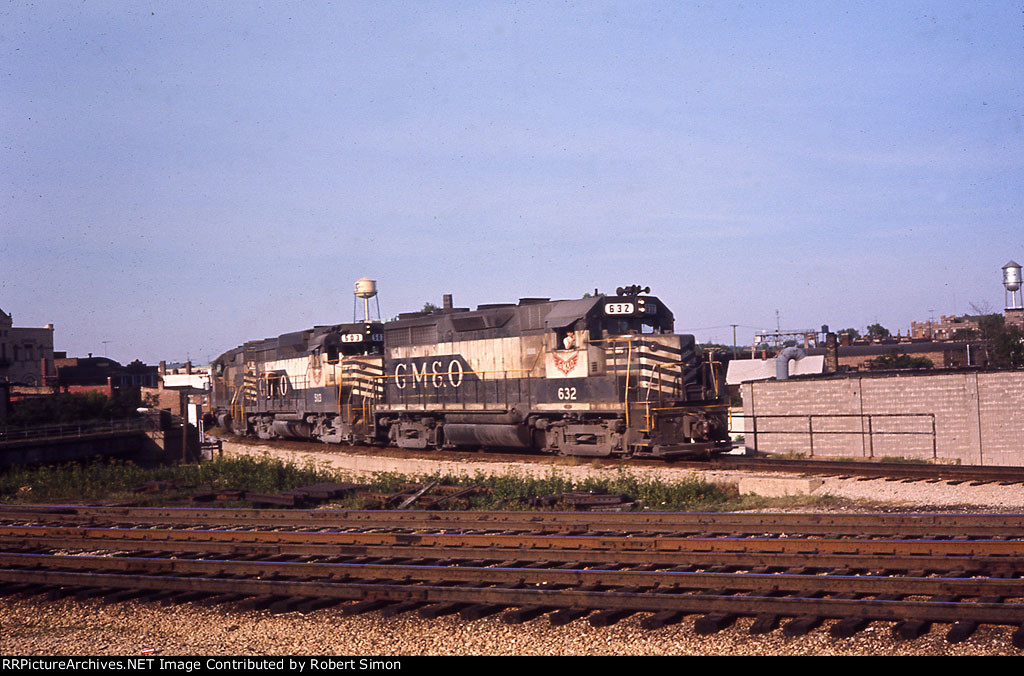 GMO 632 GP-35 STATE LINE COAL TRAIN JOLIET 7/71